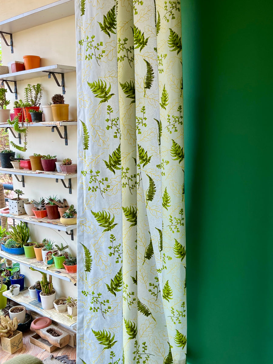 Buy Fern Print Curtain Online - MnR Decor