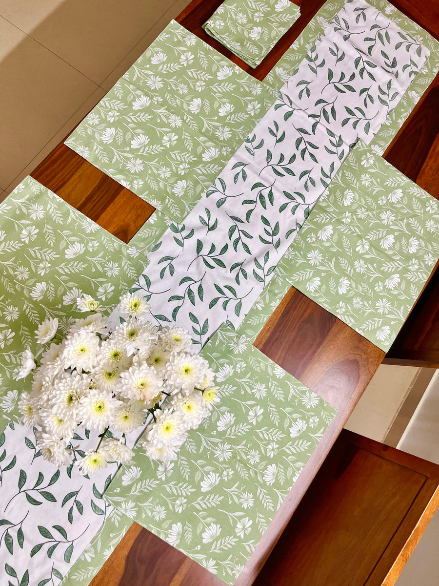 Gift Set - Evergreen Table Runner and Table Mats – MnR Decor