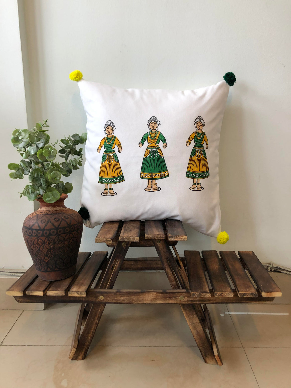 Block Print Small Cushion Covers | Buy Cotton Pillow Covers Online ...